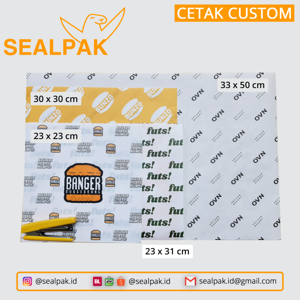 Cetak Food Wrap Custom | DIWPRINTING x SEALPAK.ID