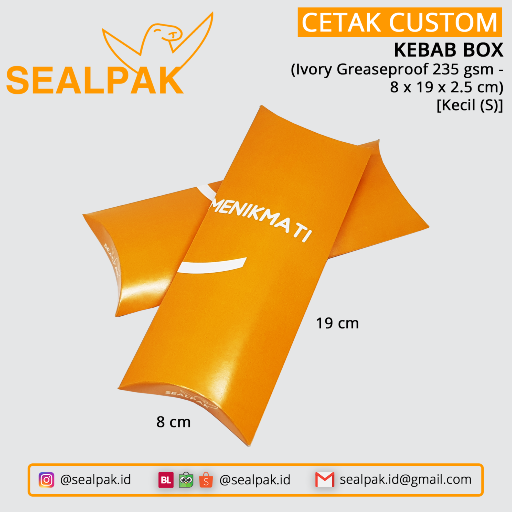 Cetak Kebab Box Custom | DIWPRINTING x SEALPAK.ID