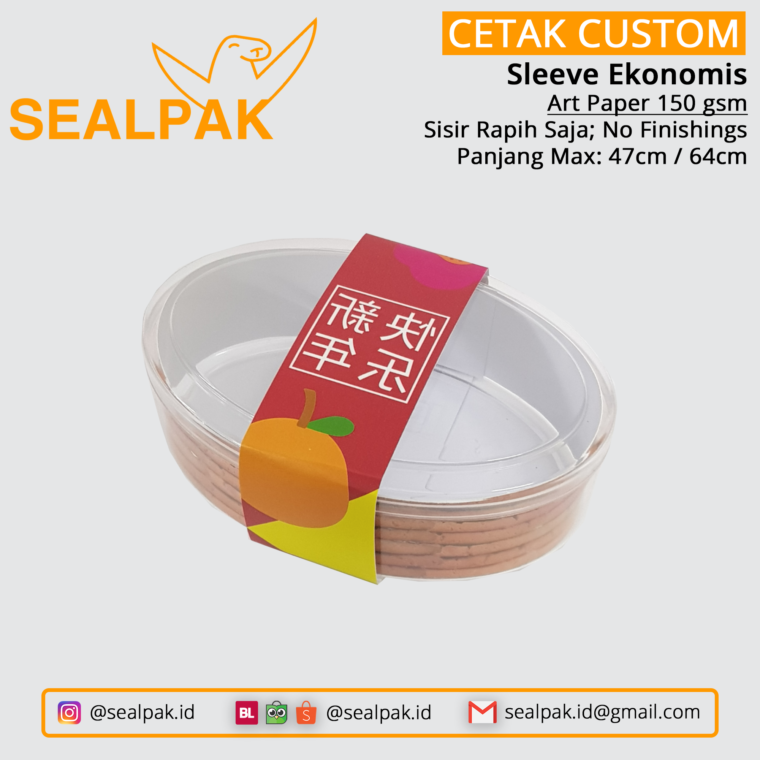 Cetak Sleeve Custom | DIWPRINTING x SEALPAK.ID