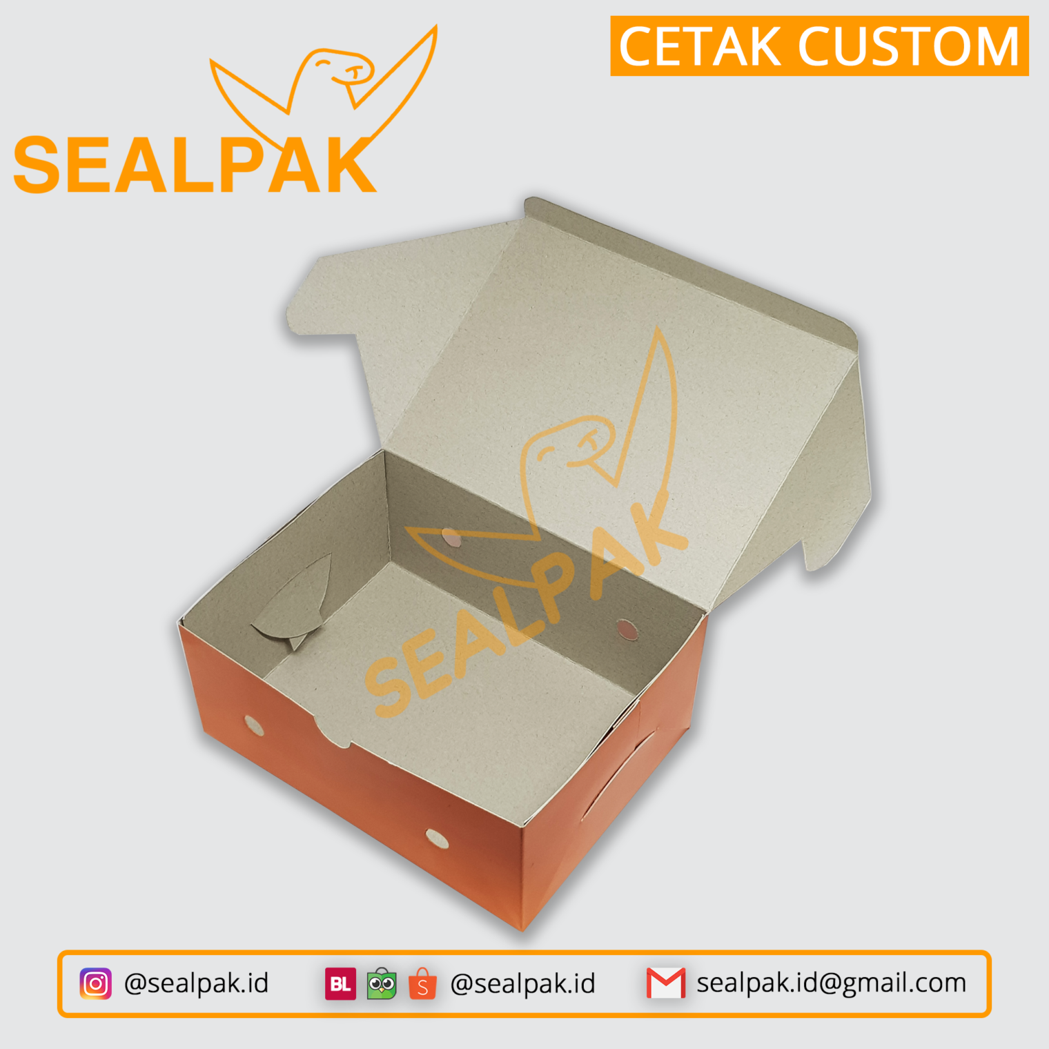 Cetak Snack Box Custom | DIWPRINTING x SEALPAK.ID